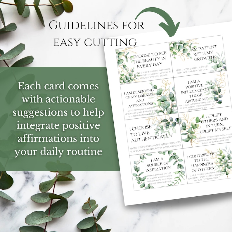 80 Self-love Affirmation Cards: Positive Quotes, Personal Growth ...