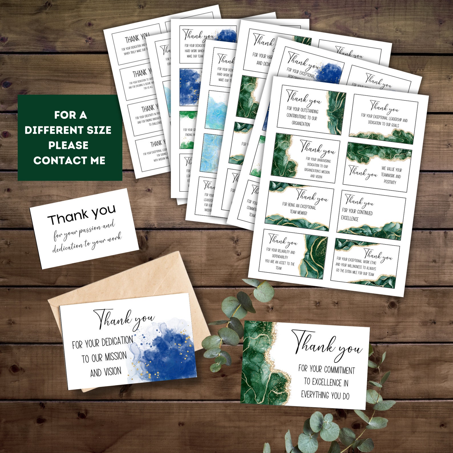 Employee Appreciation Cards Printable Tag Thank You Employee ...