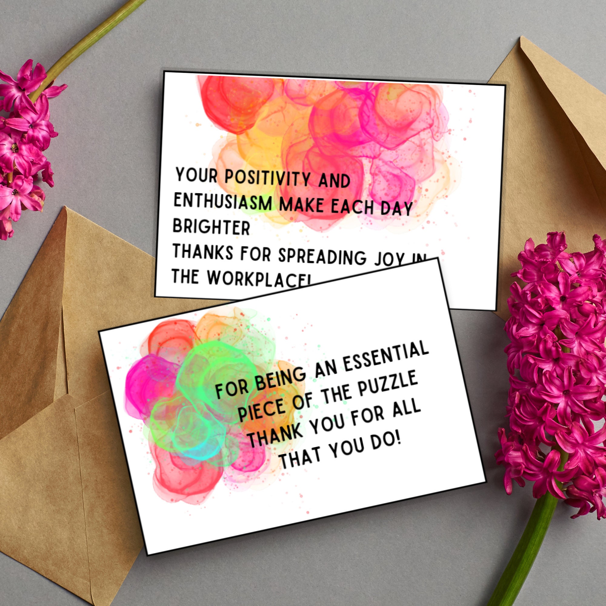 Employee Appreciation Cards Printable Coworker Gift Card Employee ...