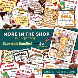 Brownie Appreciation Tags Brownie Points Favor Tags Teacher ...