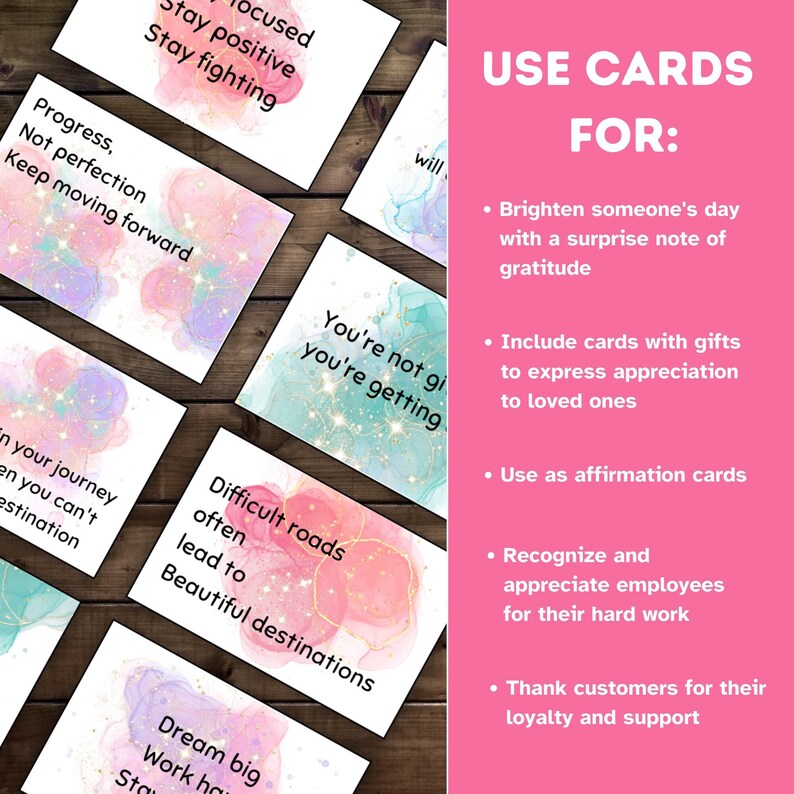 Printable Positive Affirmation Cards Teacher Appreciation Gift ...