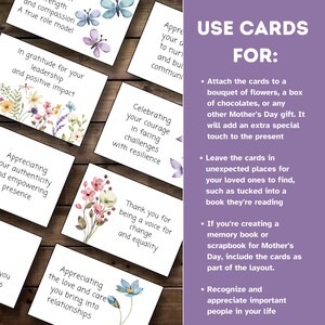 Mothers Day Affirmation Cards for Mom Printable Mother's Day Gift Mom ...