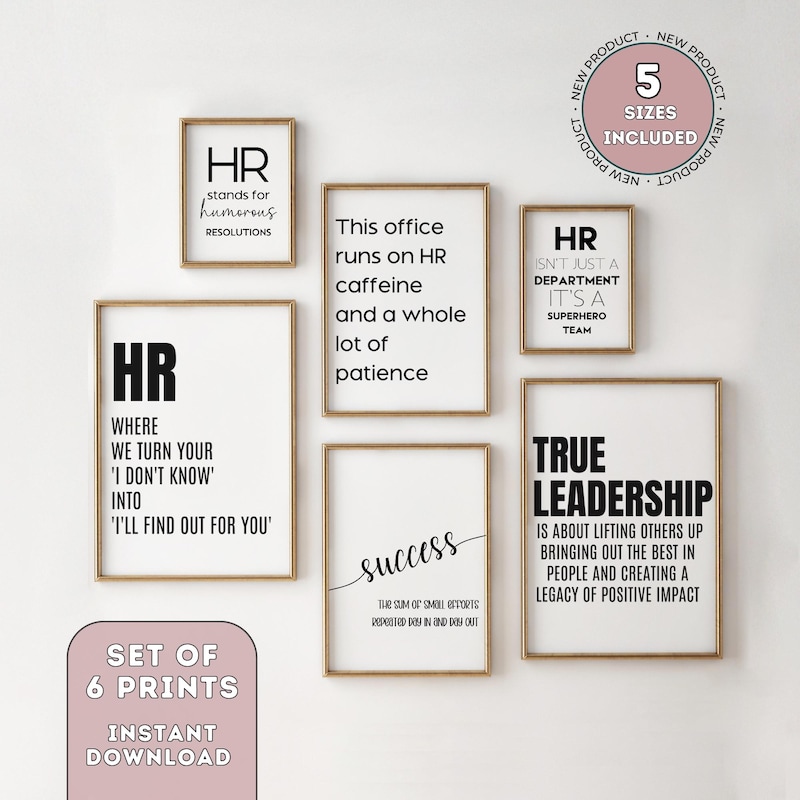 Hr Office Signs - Etsy