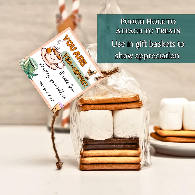 Tea Gift Tag You Are Tea-riffic Teacher Appreciation Gift Tag Iced Tea ...