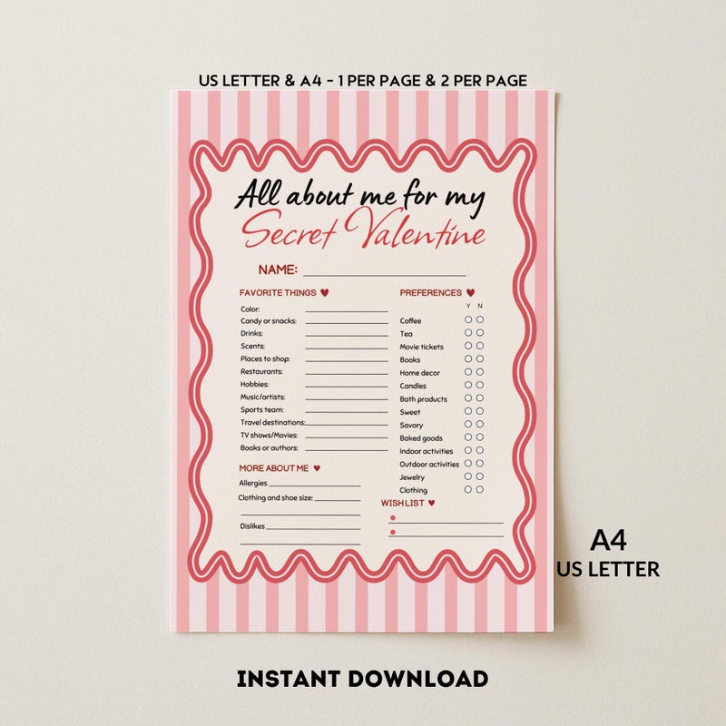 Coworker Secret Valentine - Etsy