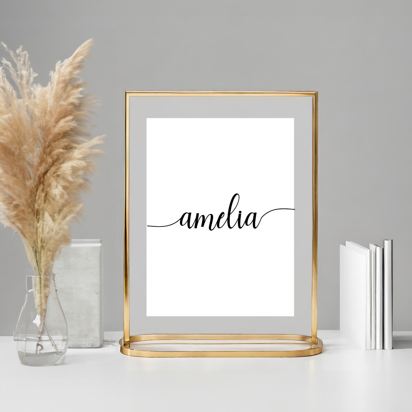 Custom Name Print Personalized Name Print Nursery Name Poster ...