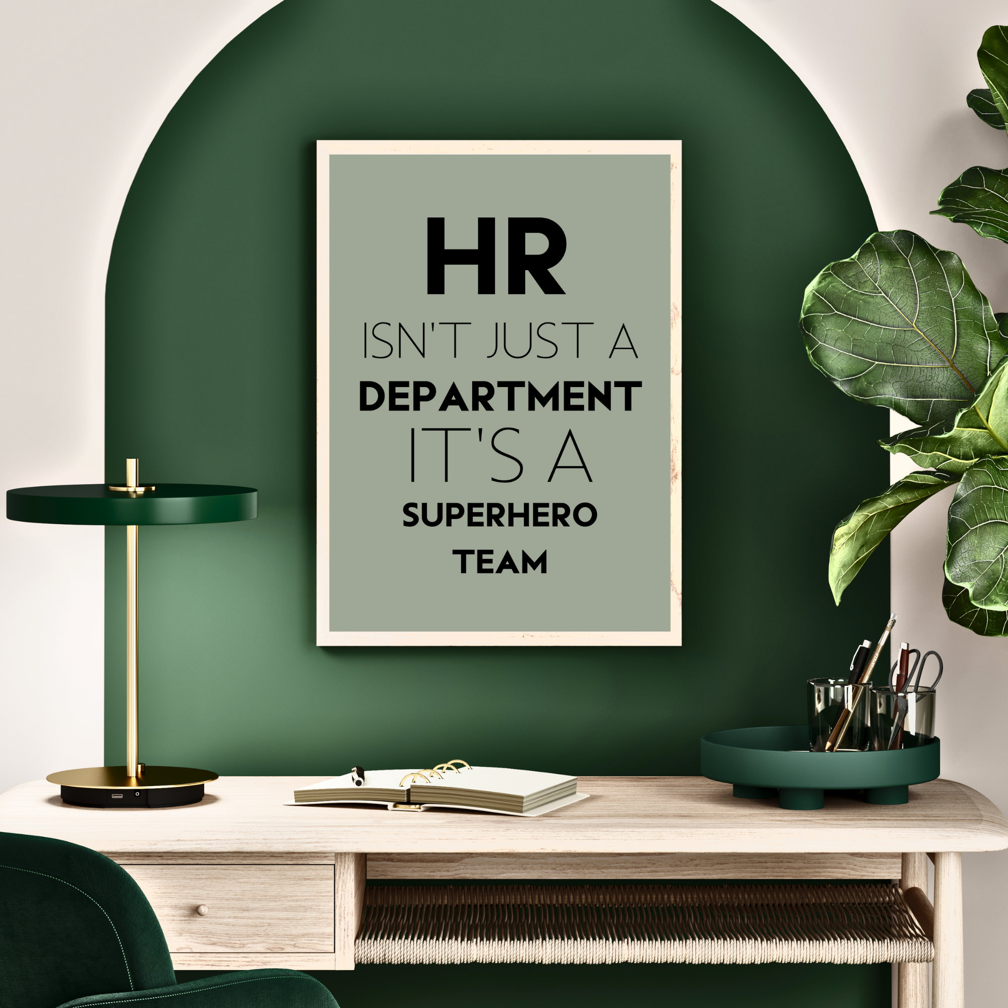 HR Office Decor for Team Office Decor for Women Motivation Wall Art ...