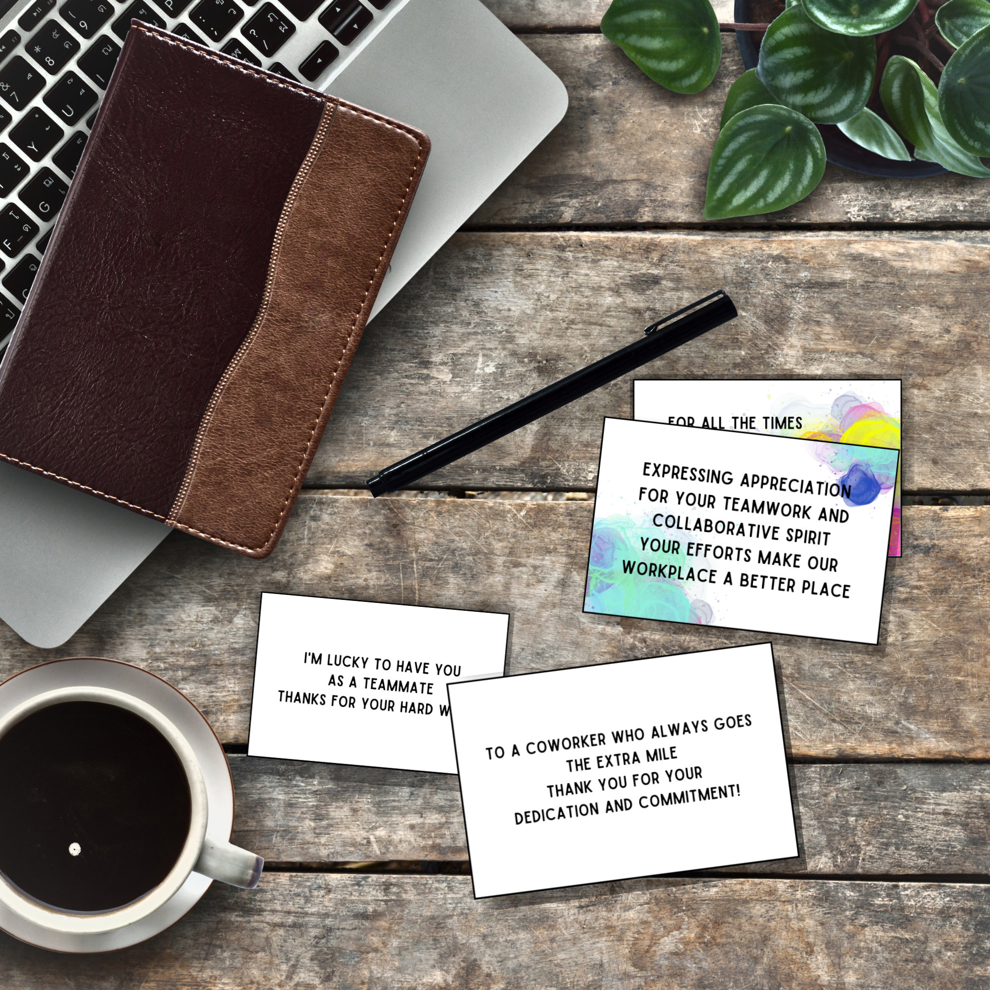 Employee Appreciation Cards Printable Coworker Gift Card Employee ...