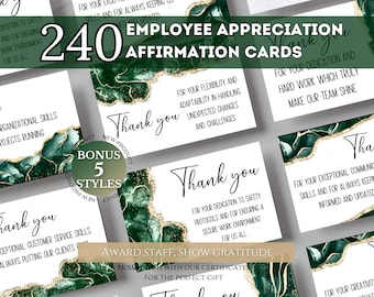 Employee Appreciation Cards Printable Coworker Gift Card Employee Appreciation Gifts Bulk Staff ...