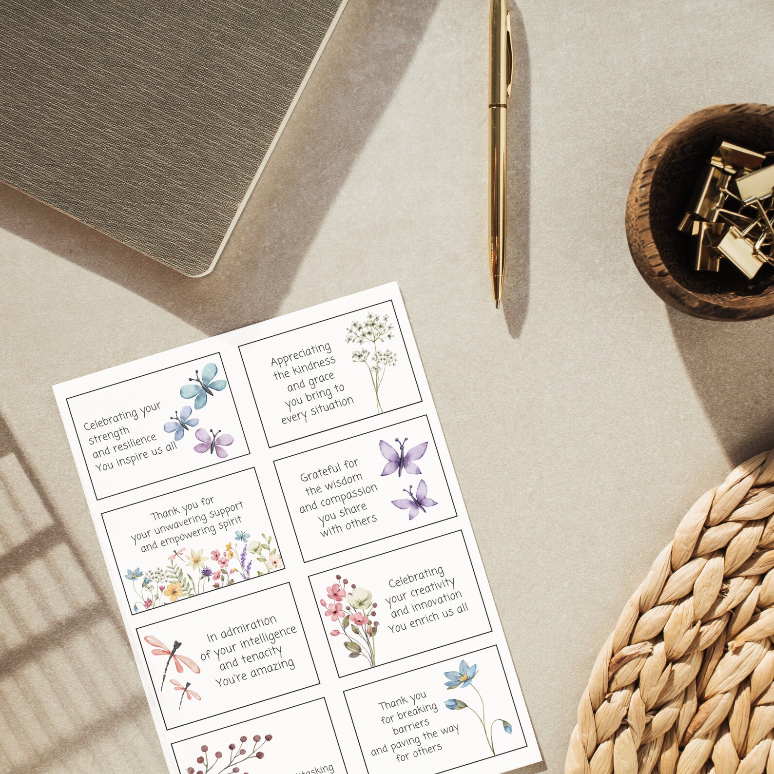 Mothers Day Affirmation Cards for Mom Printable Mother's Day Gift Mom ...