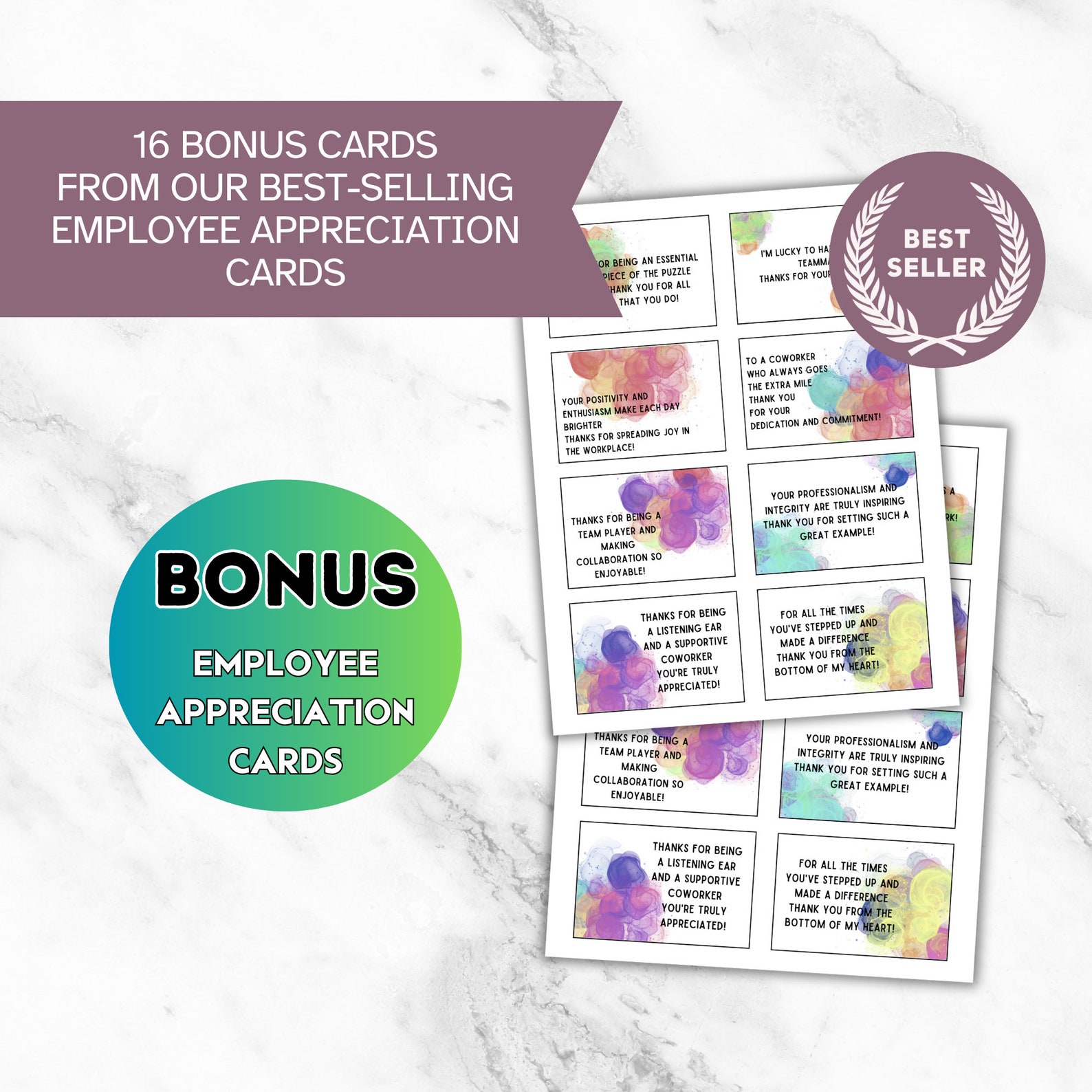 Employee Appreciation Certificate Template: Printable Staff Award ...