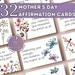 Mothers Day Affirmation Cards for Mom Printable Mother's Day Gift Mom ...