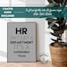 Human Resources Art Funny Office Decor Team Set Leadership Gift for ...