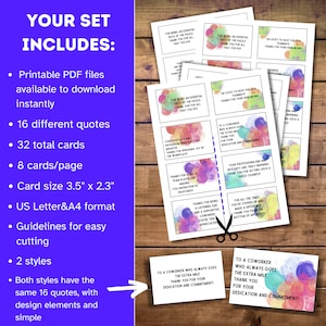 Employee Appreciation Cards: Printable Thank You Notes (digital ...