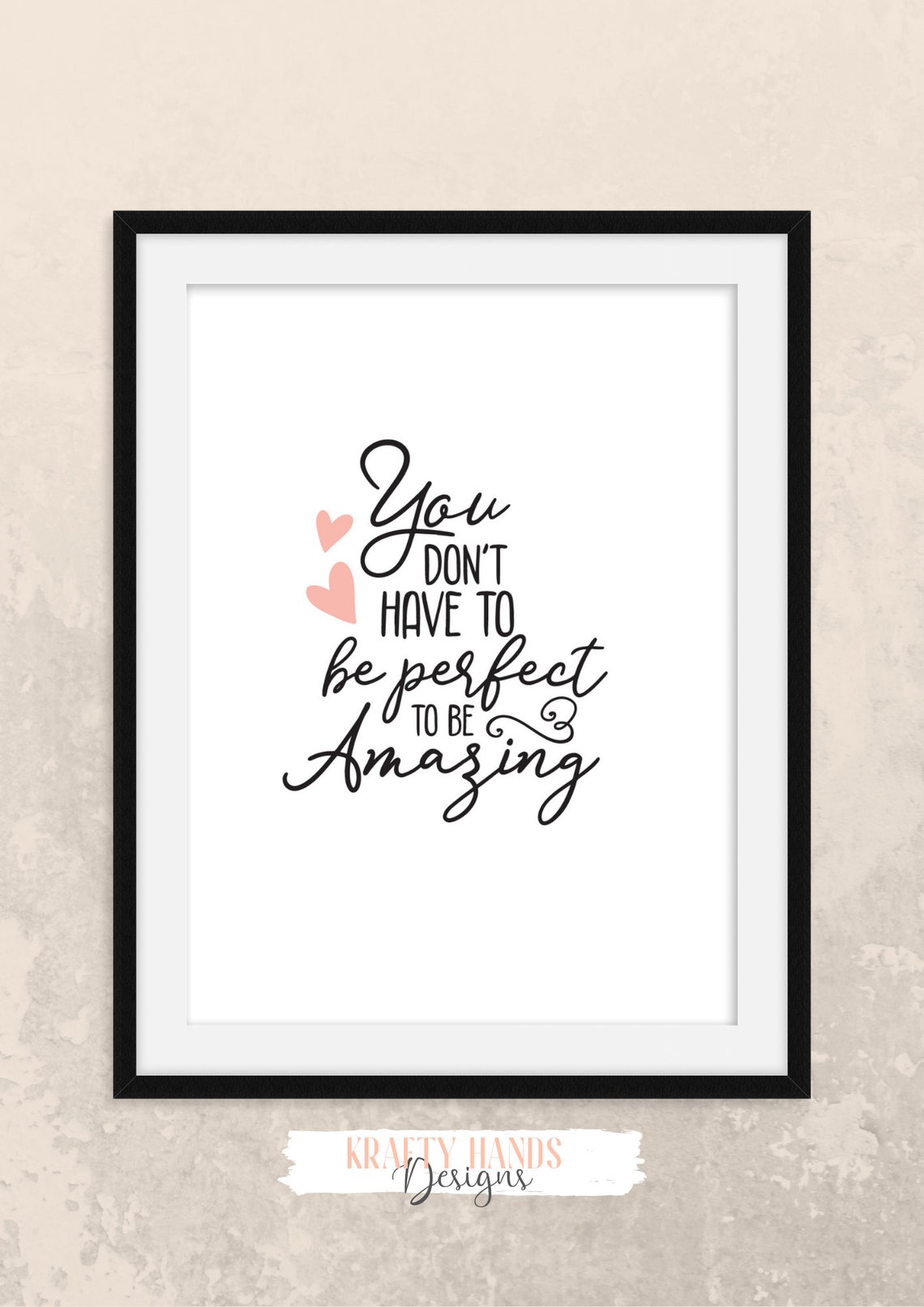 Motivational Quote - You Don't Have to Be Perfect to Be Amazing - Home ...