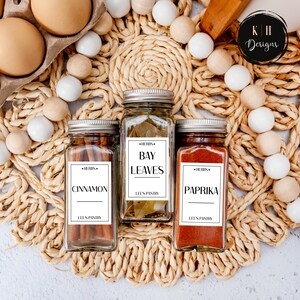 Minimalist Labels | Modern Kitchen Labels | Waterproof Labels | Pantry ...