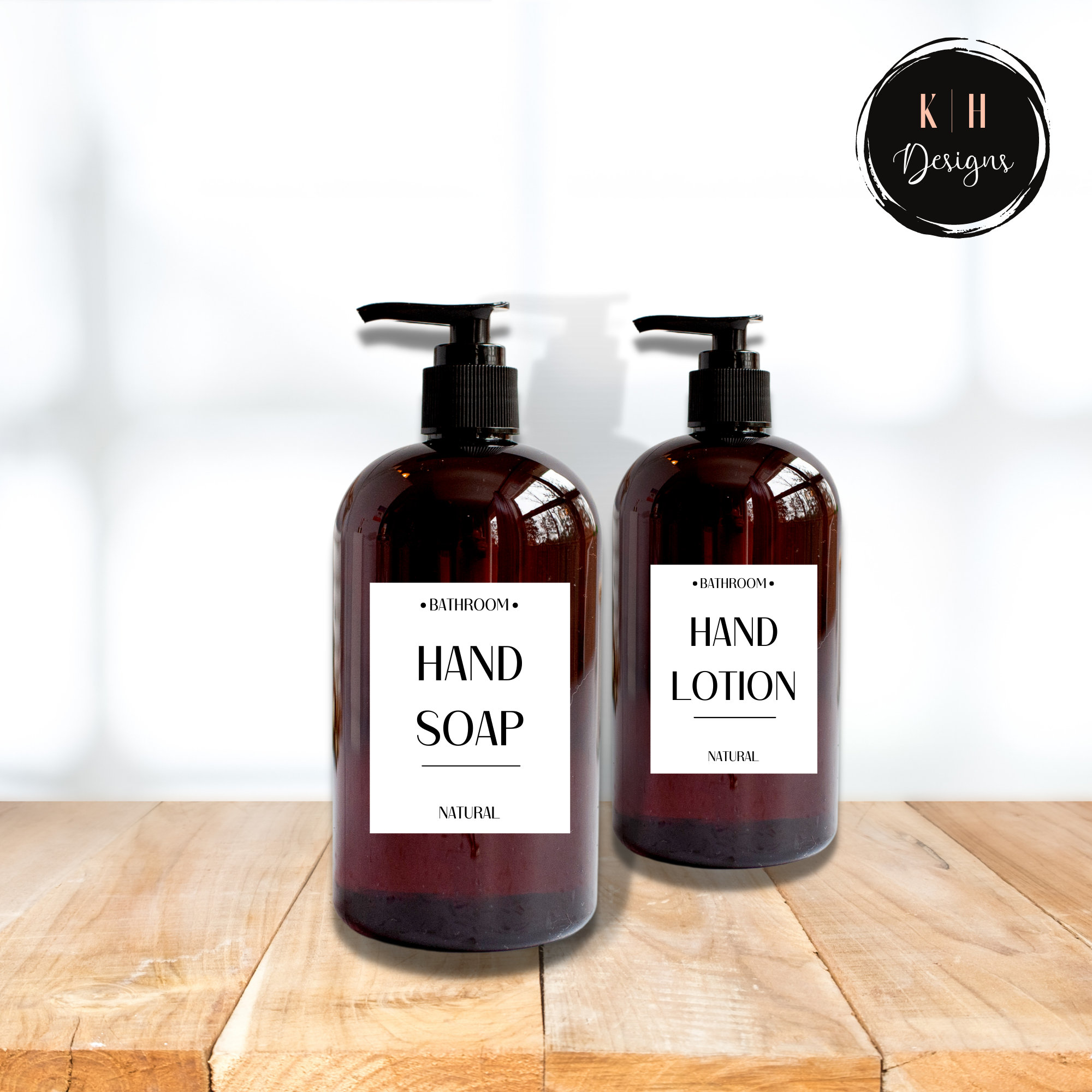 Minimalist Bathroom Labels Waterproof Labels Organisation | Etsy