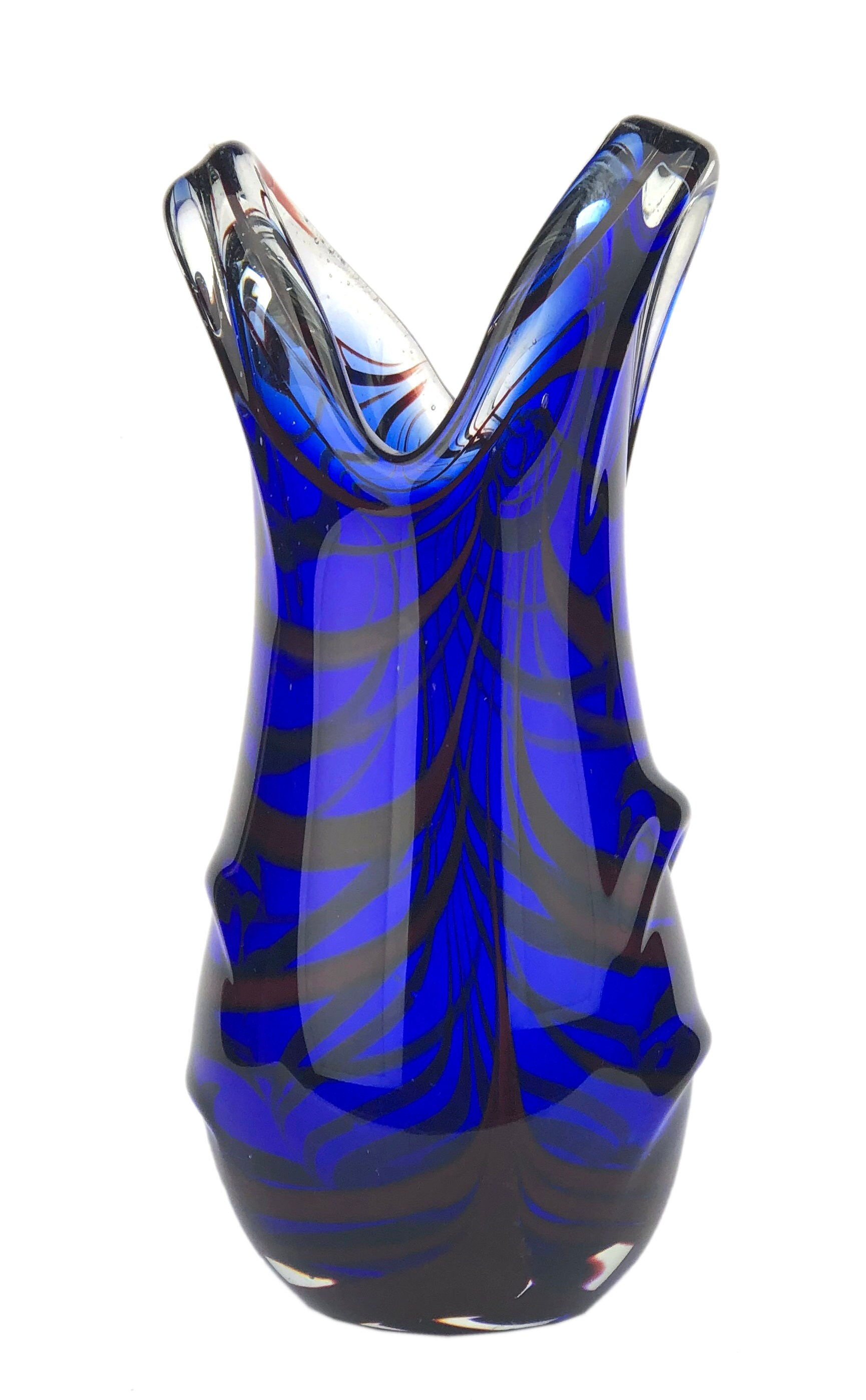 RARE Ales Valner Czech Bohemia Czechoslovakia Sculptured Vase 1970s ...