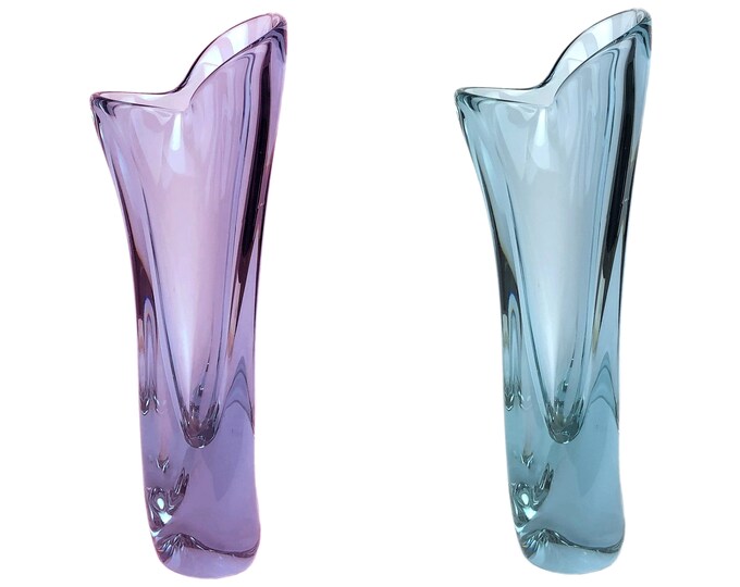 Bohemia Czechoslovakia HUGE Alexandrite Neodymium Glass Vase - Etsy