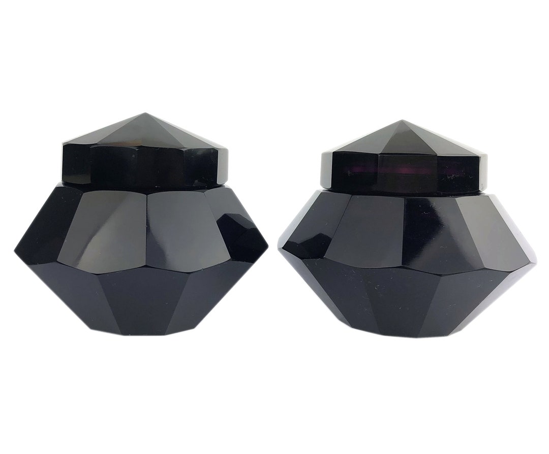 Very Rare Wiener Werkstätte Josef Hoffmann MOSER Karlove Vary Set 2 ...