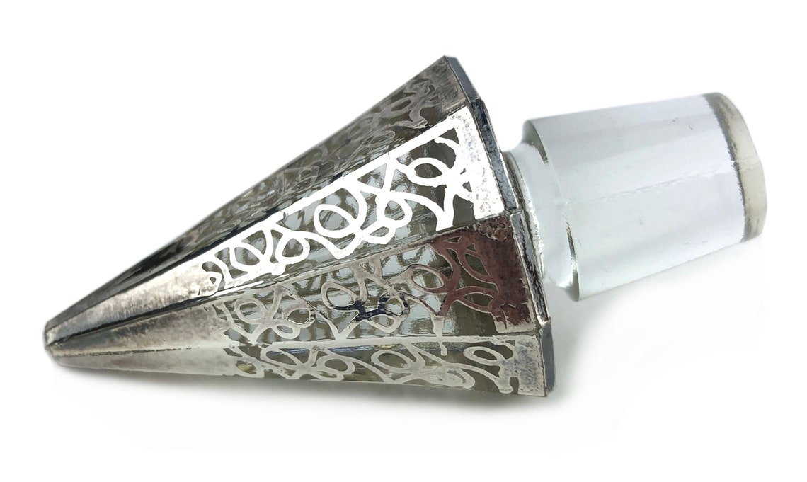 RARE Silver Overlay Fine Silver Solid Silver 999 Art Deco - Etsy