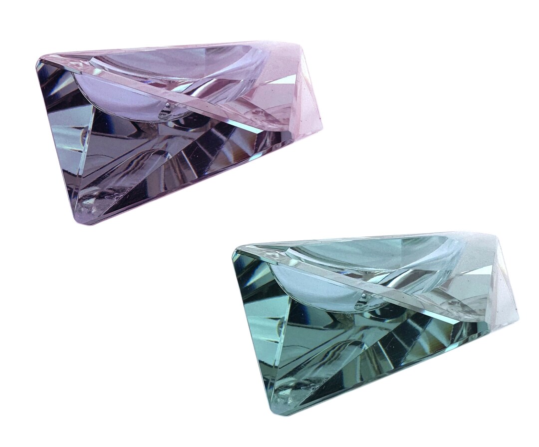 RARE MOSER Alexandrite Neodymium Glass Art Deco Ashtray 1930s Art ...