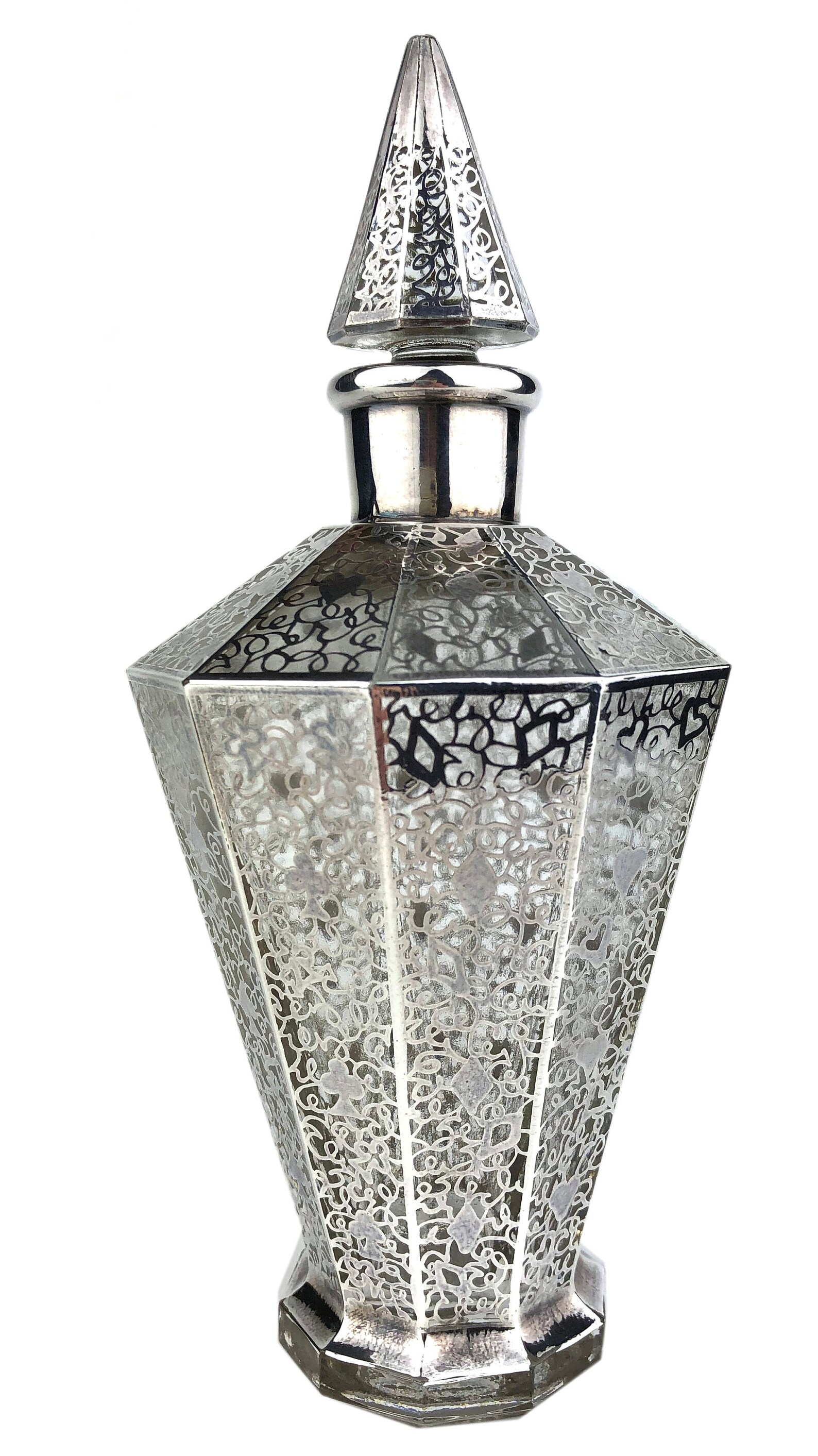 RARE Silver Overlay Fine Silver Solid Silver 999 Art Deco - Etsy