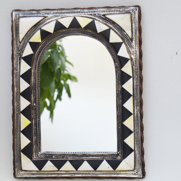 Bone Inlay Mirror - Etsy