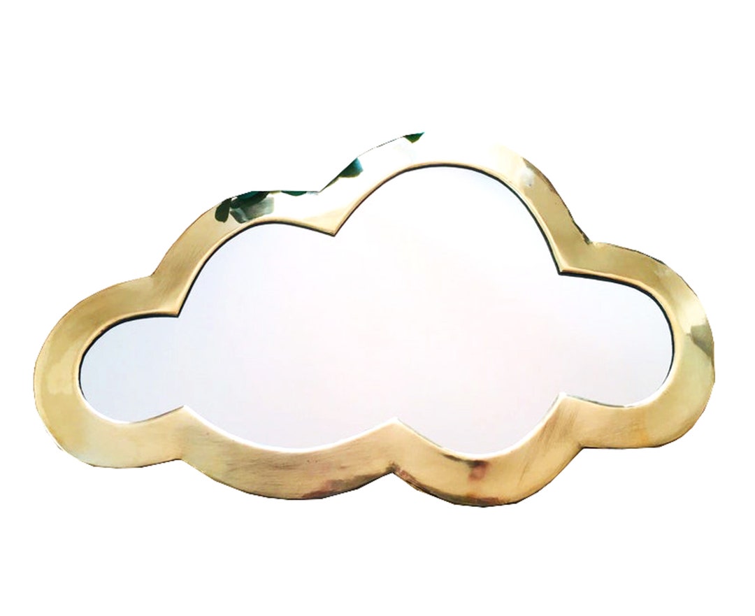 Brass Wall Mirror, Cloud Shape Mirror for Kids Room, Nursery Room - Etsy