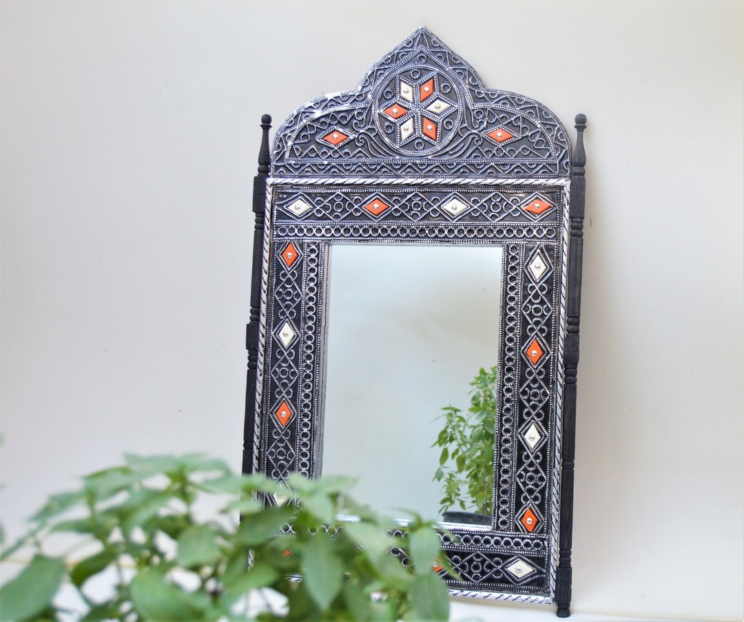 Moroccan Mirror Wall Decor, Art Deco Mirror, Handmade Mirror, Arch ...