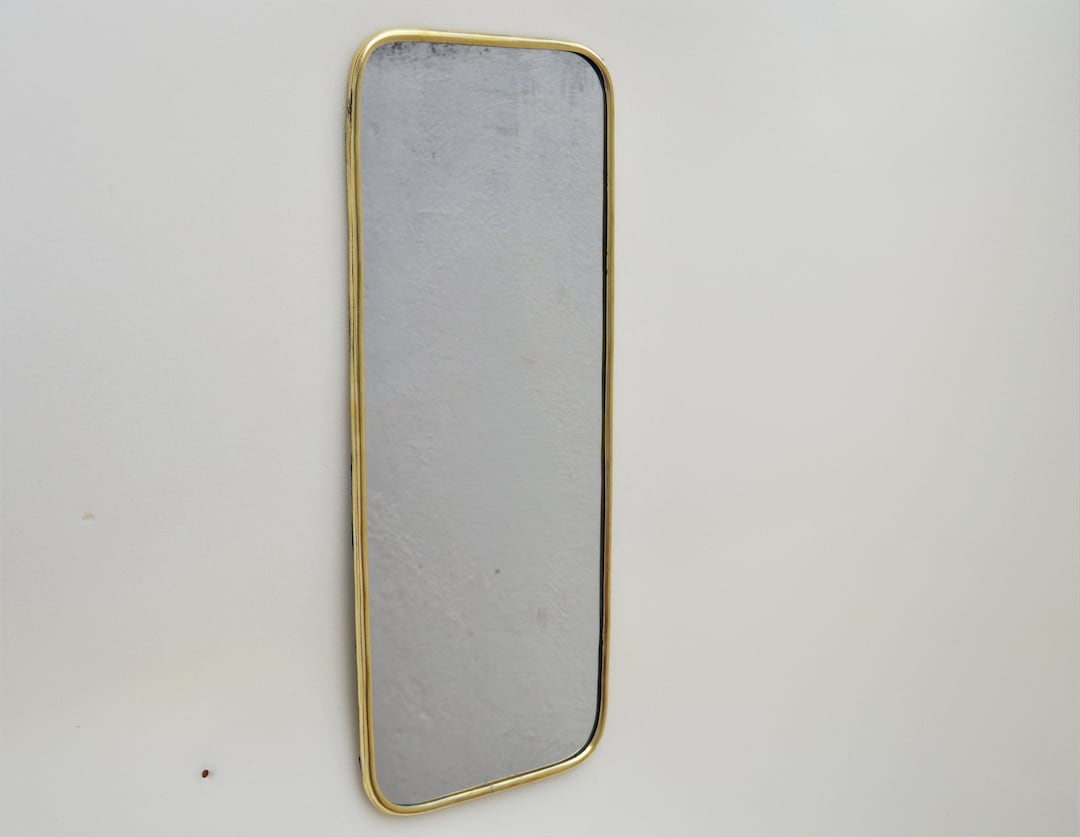 Gold Long Mirrors, Tall Narrow Mirror, Moroccan Mirror, Golden Brass ...