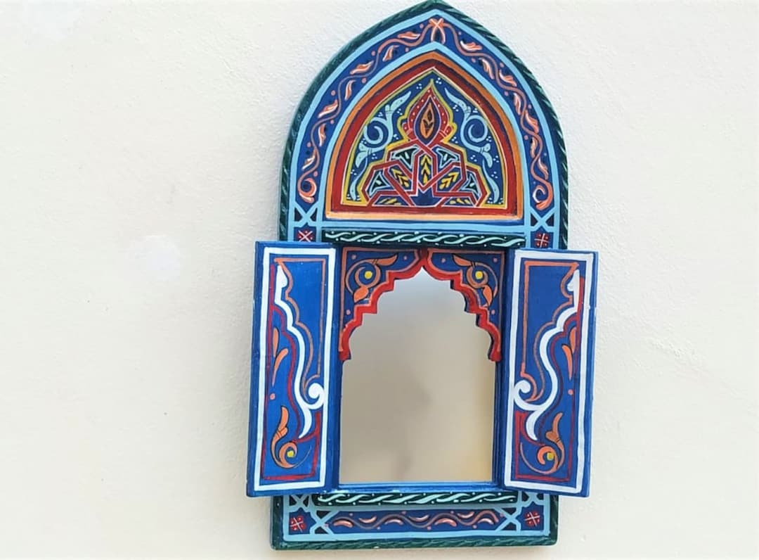 Hand Painted Mirror. Handmade - Etsy