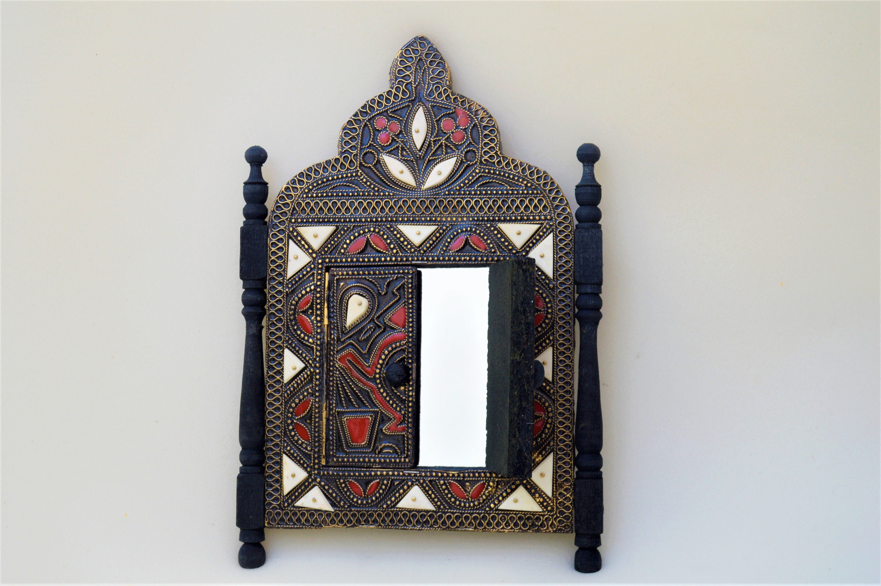 Small Moroccan Mirror Handmade Moroccan Wall Decor Moroccan Mirror Wall ...