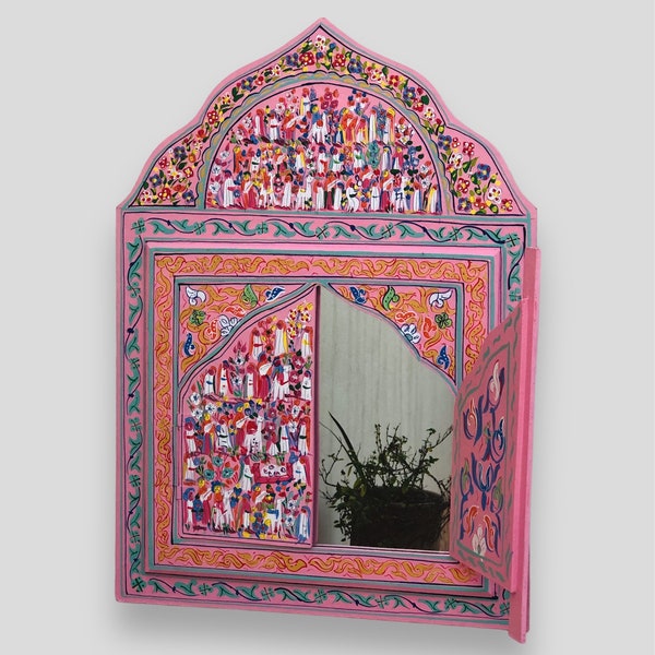 Hand Painted Mirror - Etsy