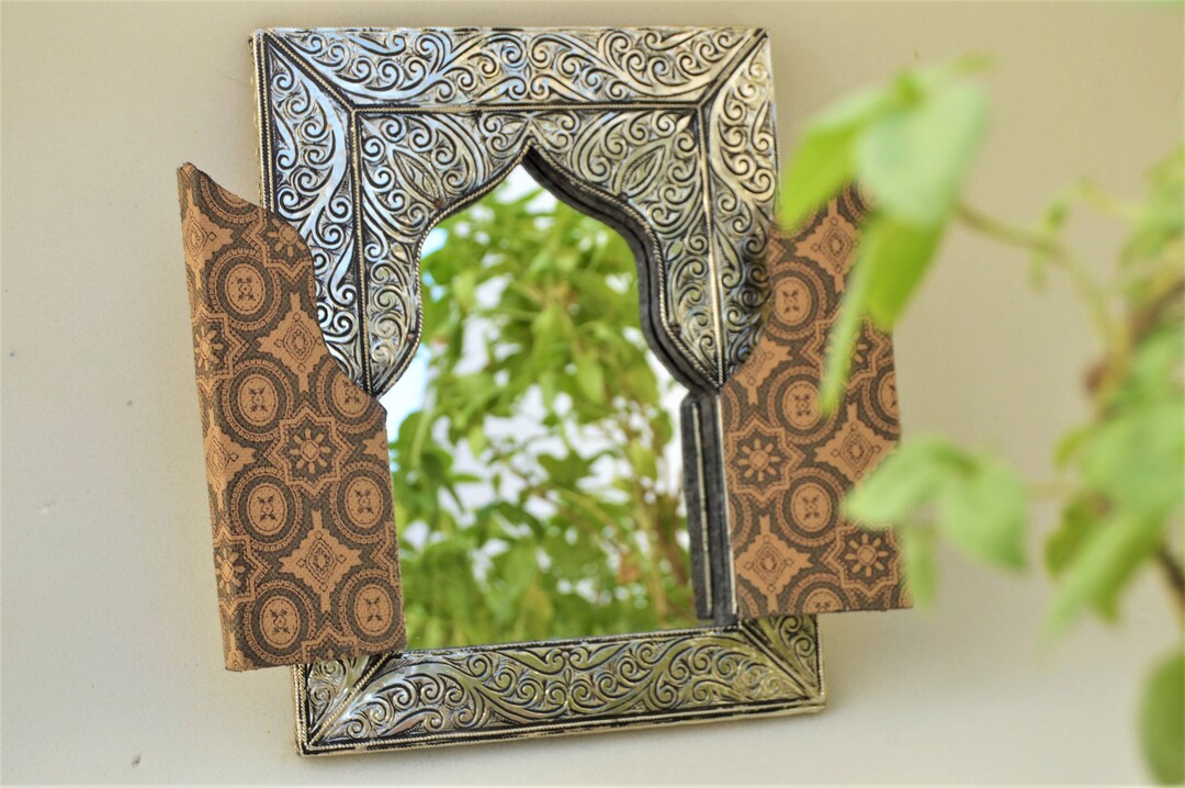 Small Moroccan Framed Mirror,wall Mirror,moroccan Wall Decor,moroccan ...