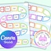 Printable Game Board Template Editable Activity Printable Canva Digital ...