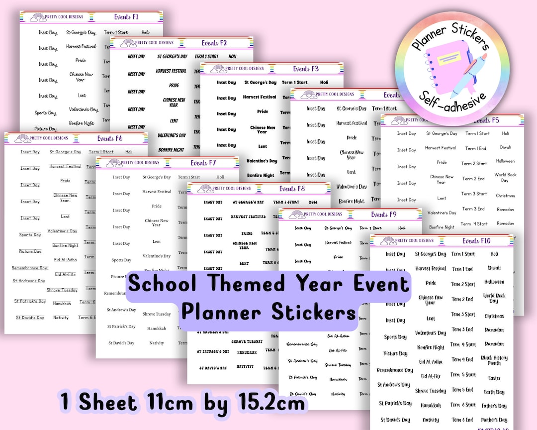 School Teacher Year Events Organiser Events Dates Teacher Student ...