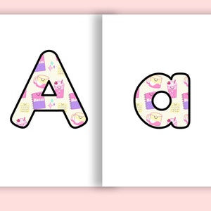 Teacher School Themed Printable Display Bulletin Letters Numbers ...