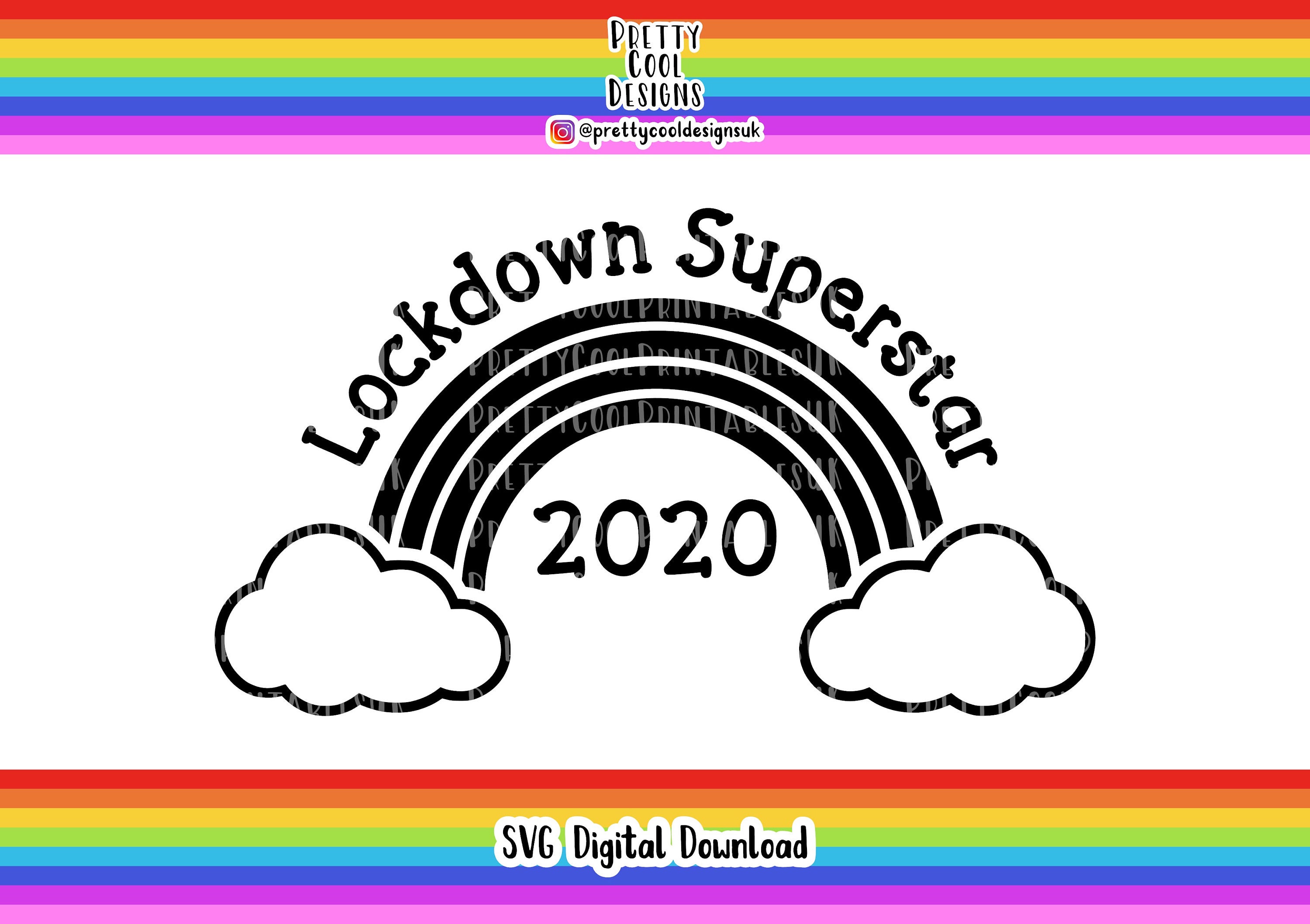 SVG Digital File Download Lockdown Superstar 2020 | Etsy
