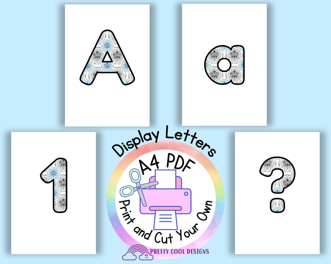 Coronation King Charles | Printable Display | Bulletin | Letters ...