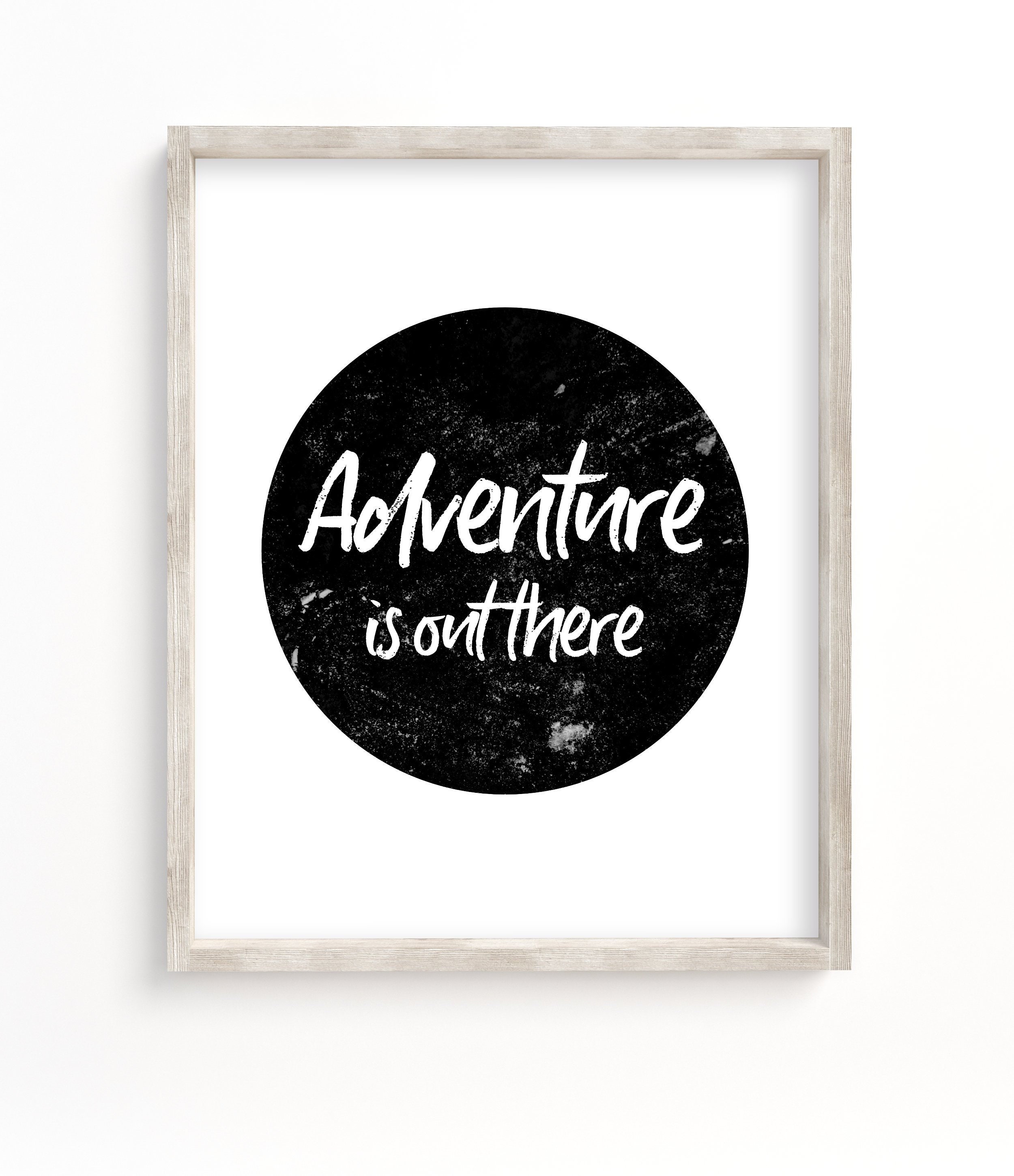 Adventure is Out There Quote Printable / Travel Wall Art / Adventure ...