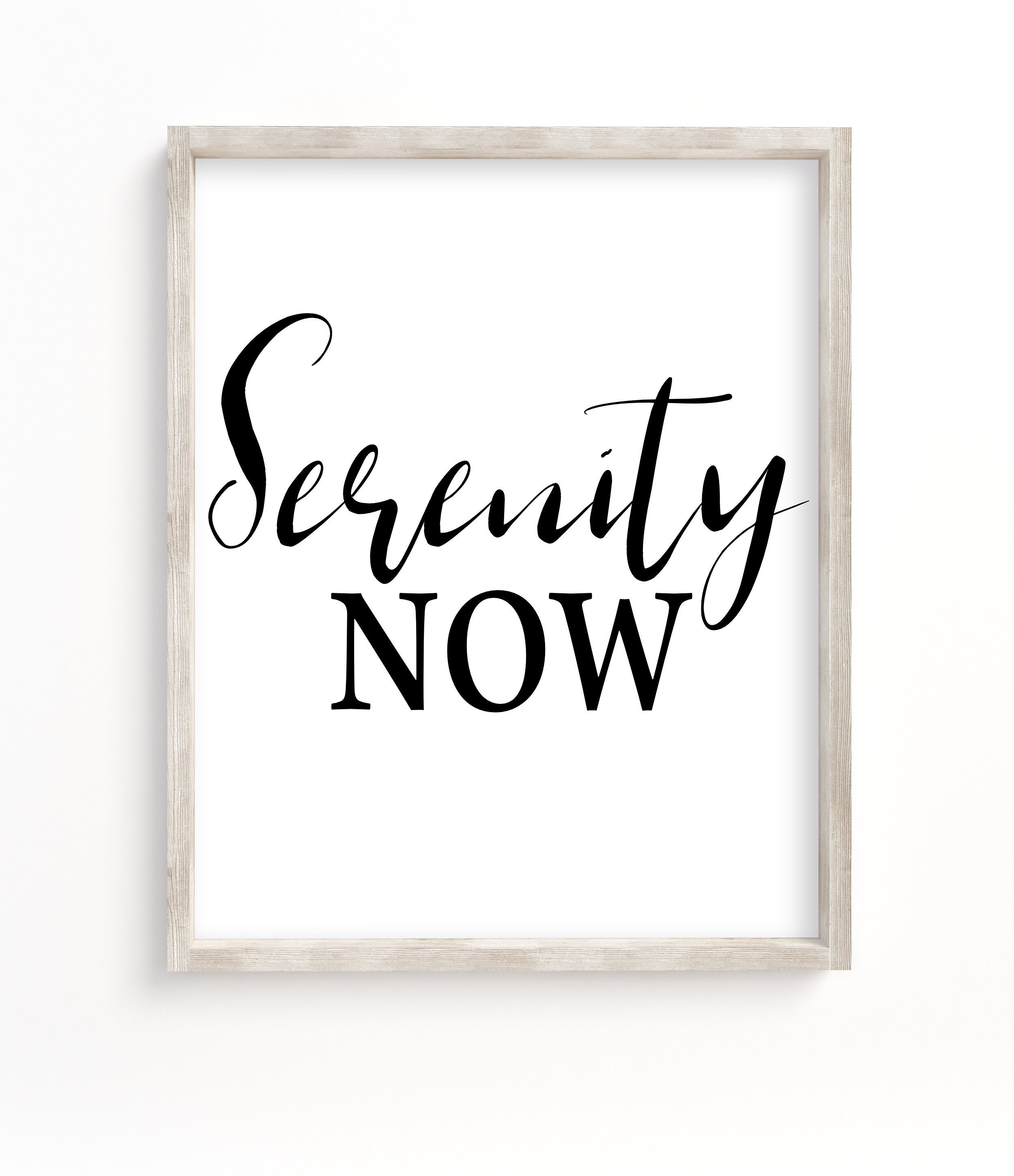 Serenity Now Seinfeld Quote / Kramer Quotes / Frank Costanza Quote ...