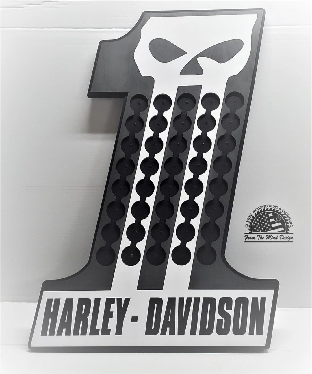 1 Dark Custom Poker Chip Sign - Etsy