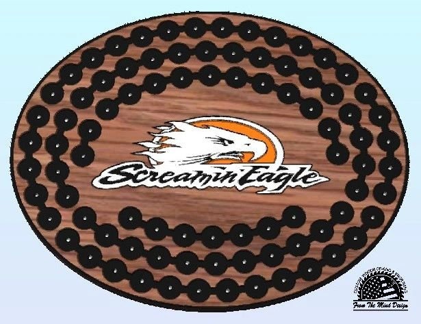 HD 85 Slot Poker Chip Screaming Eagle - Etsy