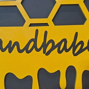Grandbabees Honeycomb Sign - Etsy