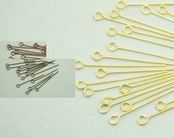 Water Drop, Eye Pin, Fancy Headpin, Headpin, Jewelry Finding, Beading ...