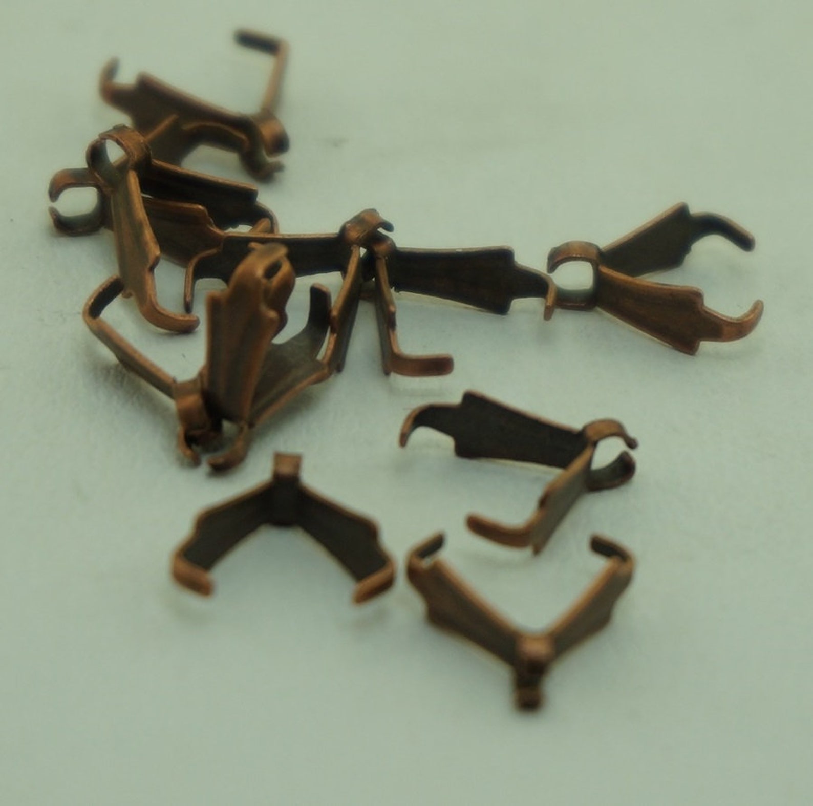 20/30/50 Pieces Snap-on Bailbail Connectors Pinch Bail - Etsy