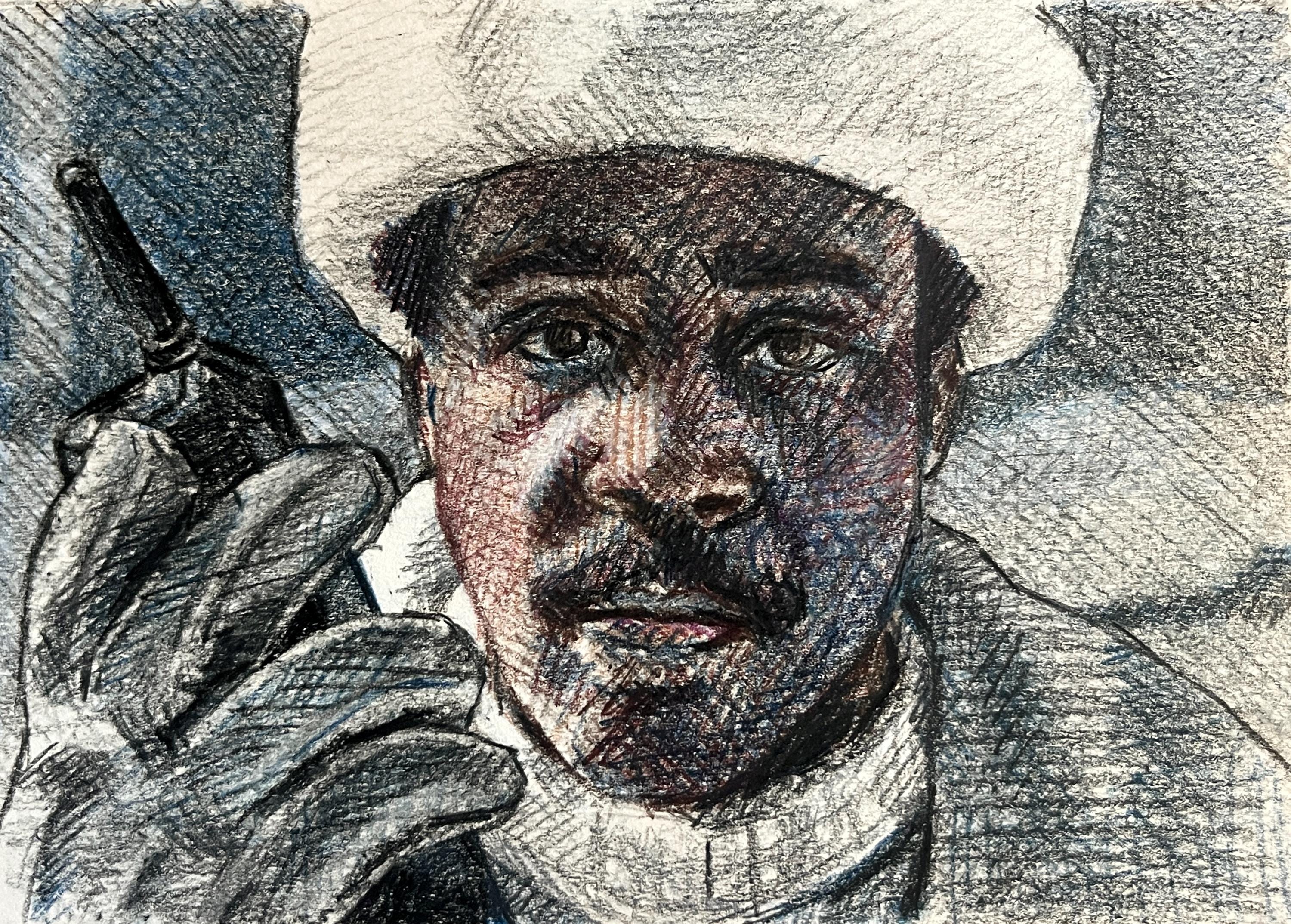 Severance Mr. Milchick Woe's Hollow Original Fine Art Drawing - Etsy