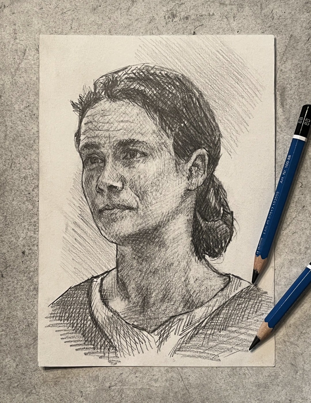 The Phantom Menace Shmi Skywalker Original Fine Art Drawing - Etsy