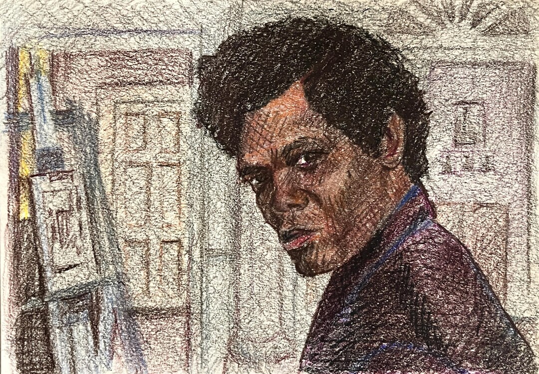 Unbreakable Mr. Glass Original Fine Art Drawing - Etsy